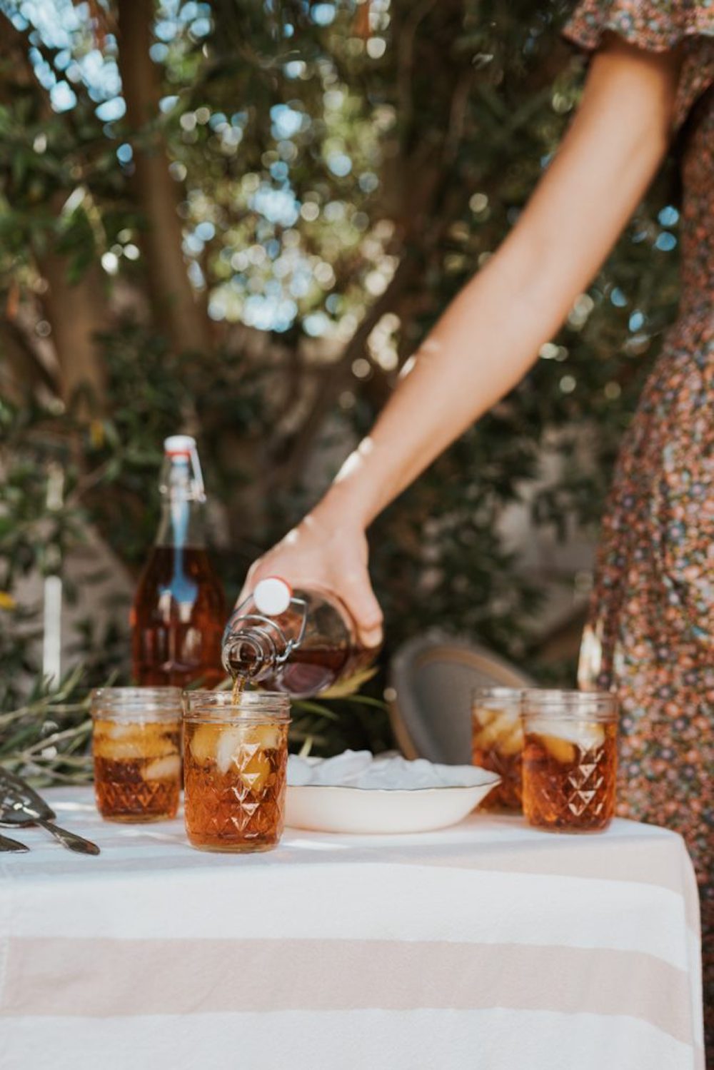 Pouring Iced Tea Camille Styles