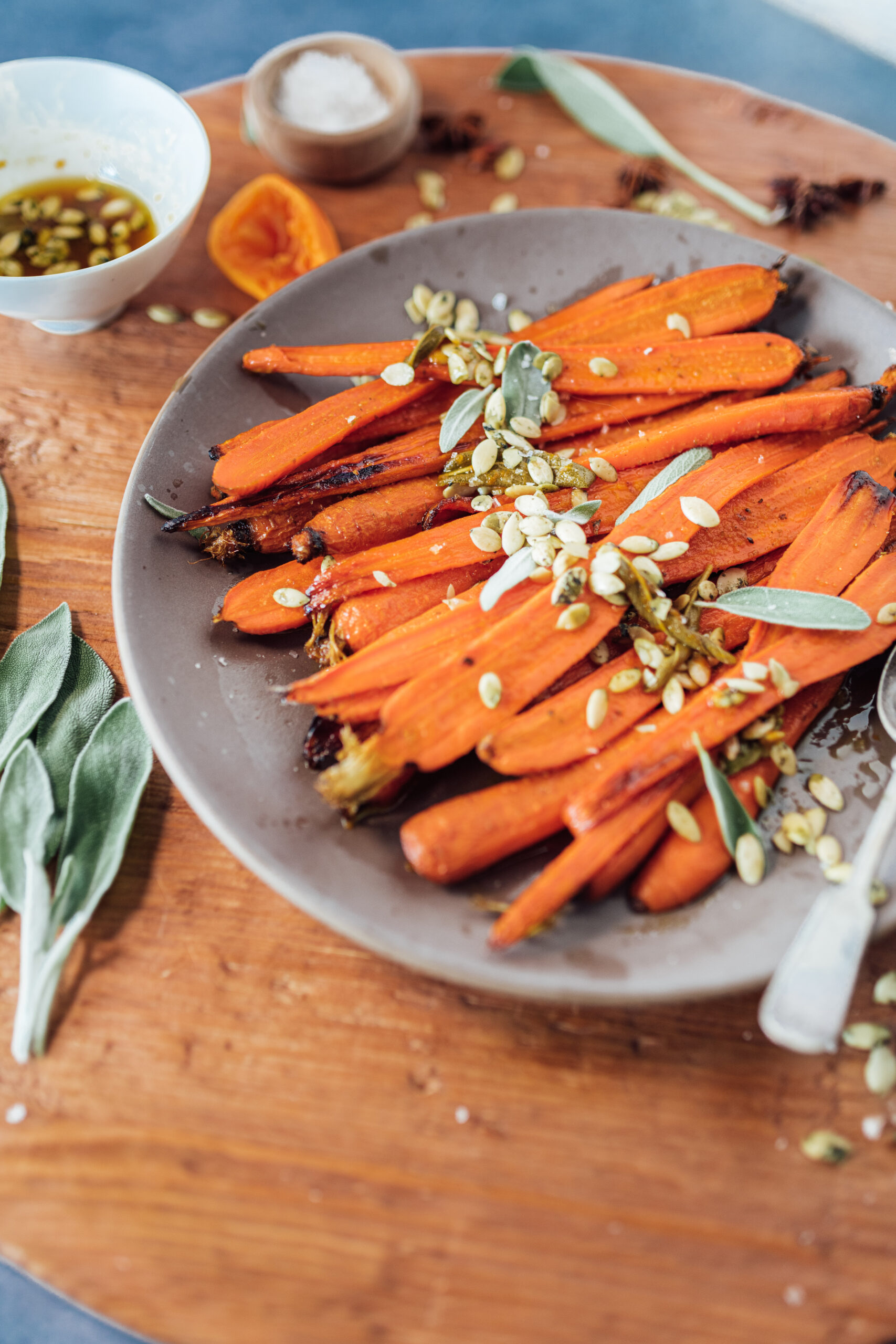 Peruvian Carrot Pesto - Camille Styles