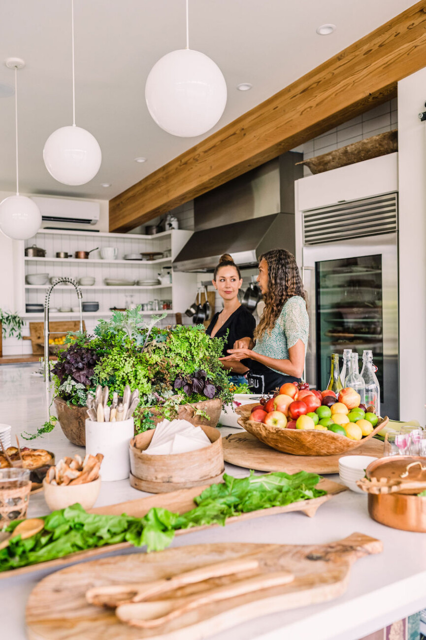 A Backyard Dinner at Home With Helene Henderson of Malibu Farm