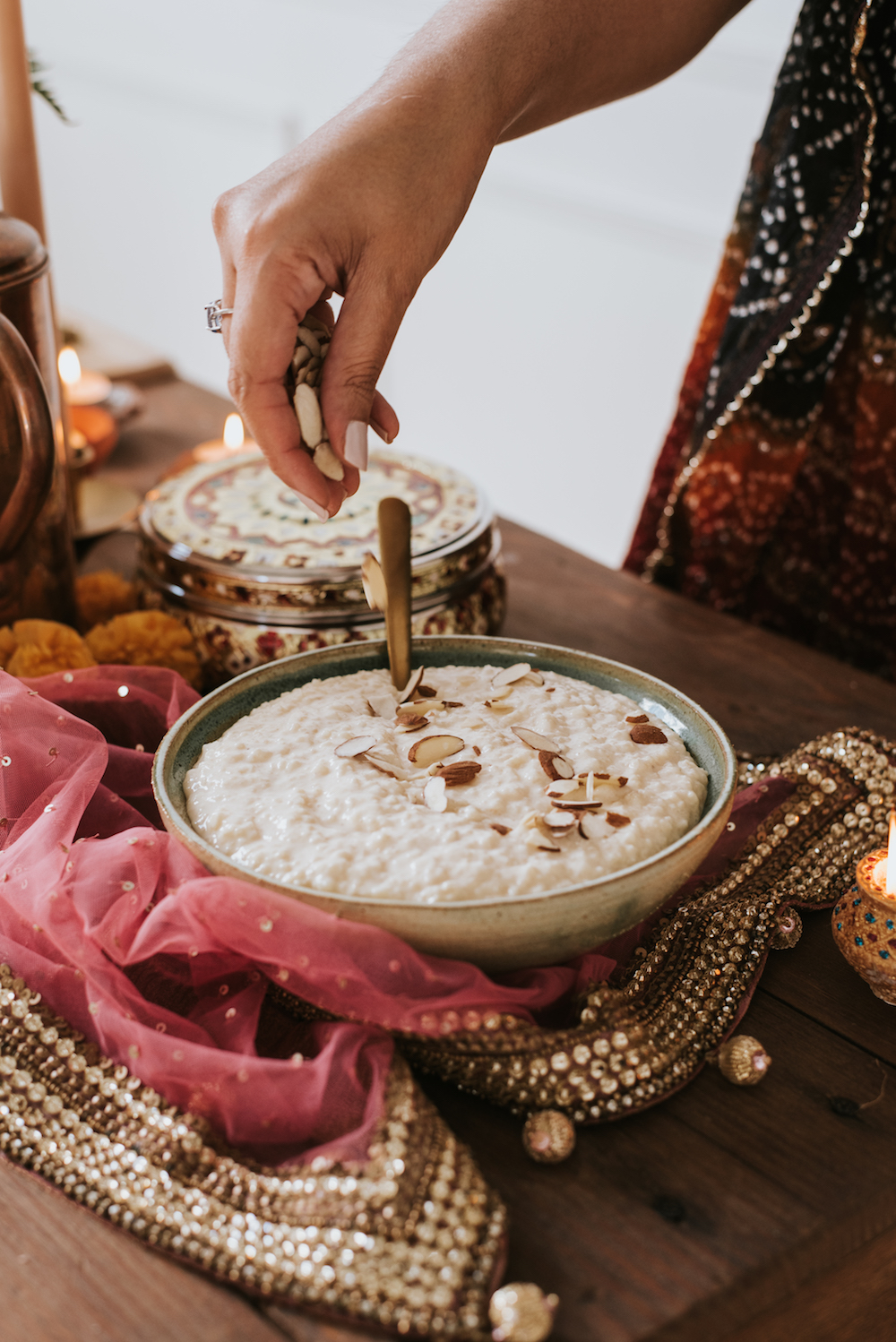 A Diwali Dinner Party in Celebration of Food, Sweets, and Tradition