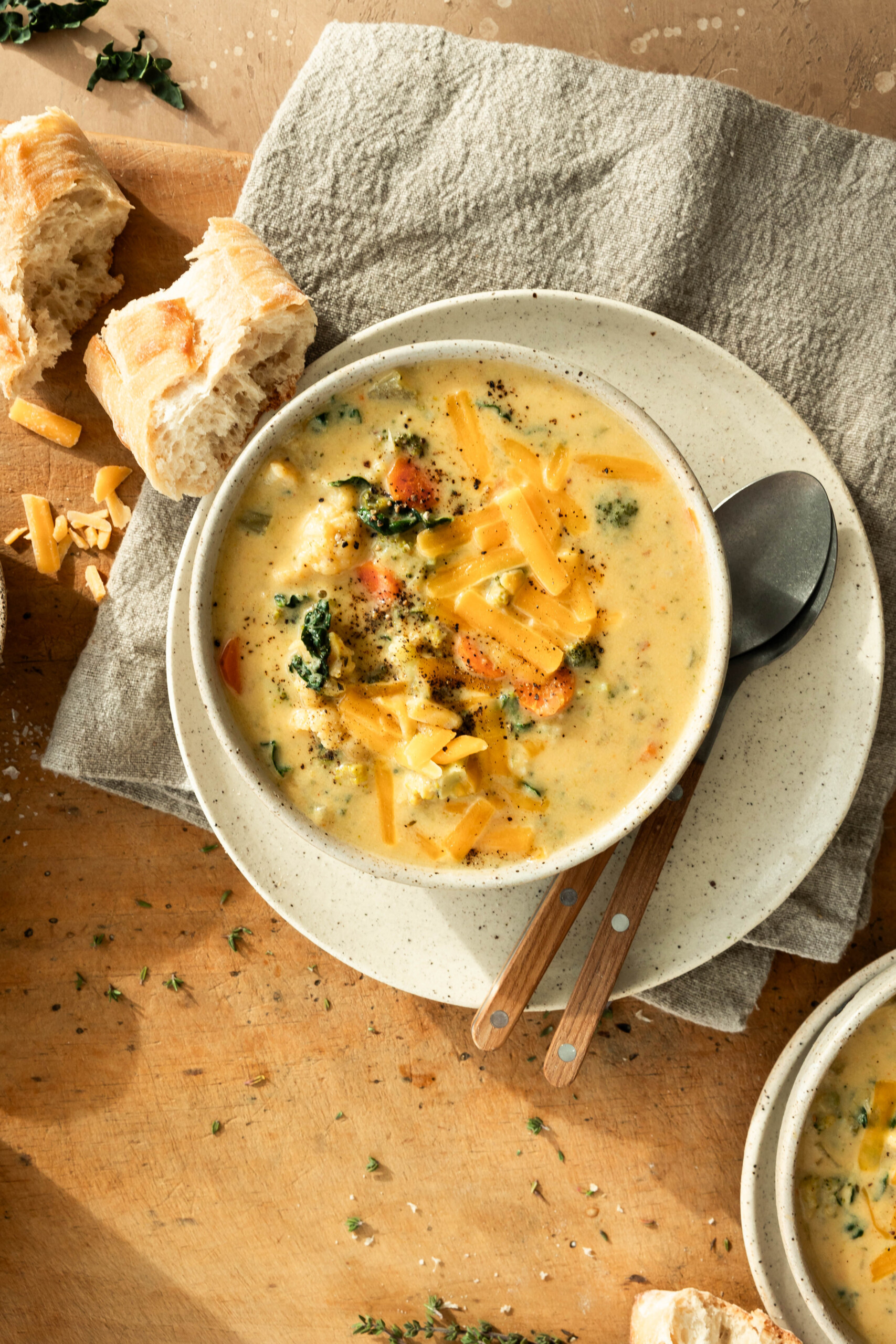 Healthy Broccoli Cheddar Soup is the Coziest One-Pot Dinner