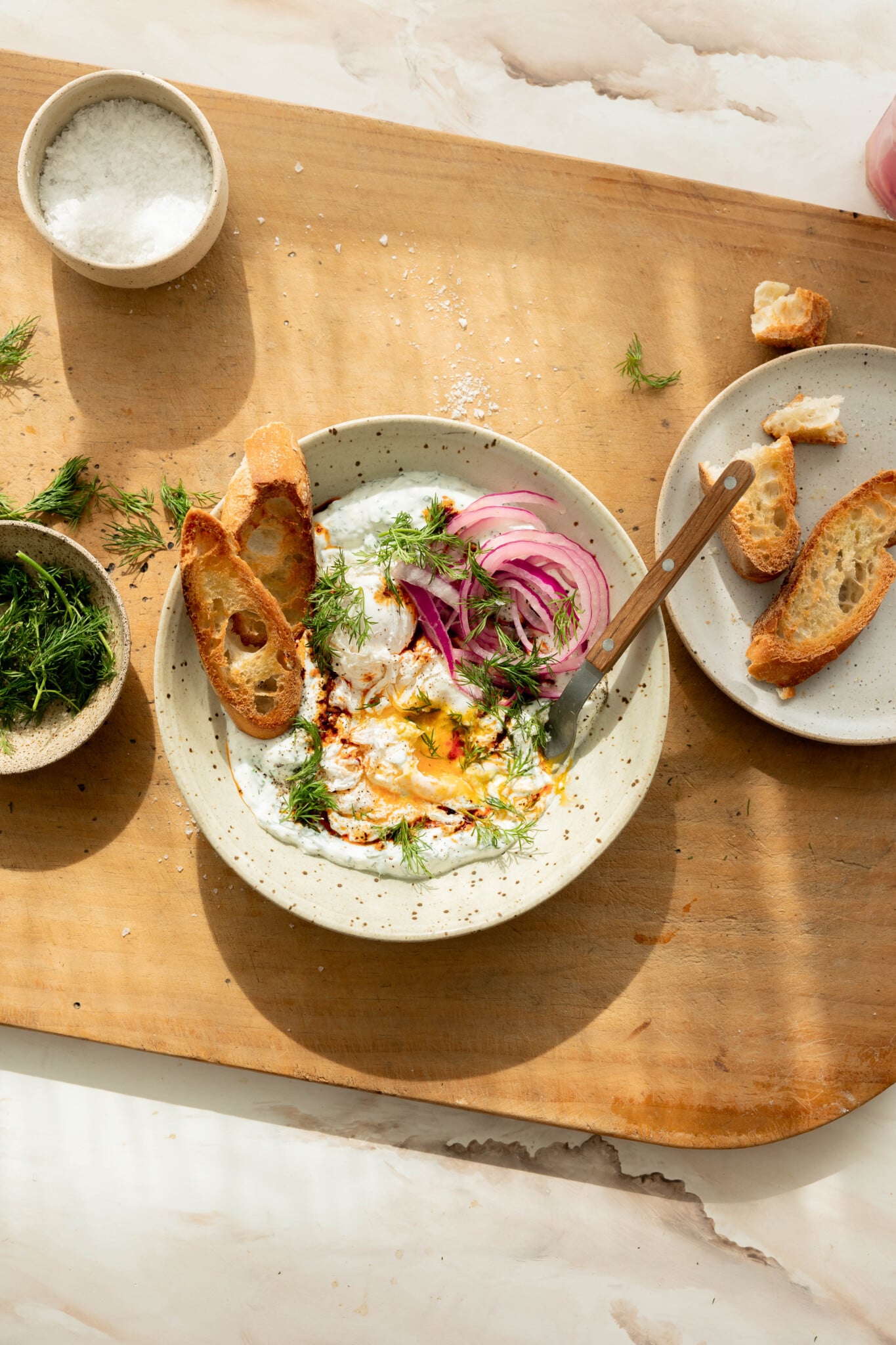 Spicy Turkish Eggs Breakfast Bowl