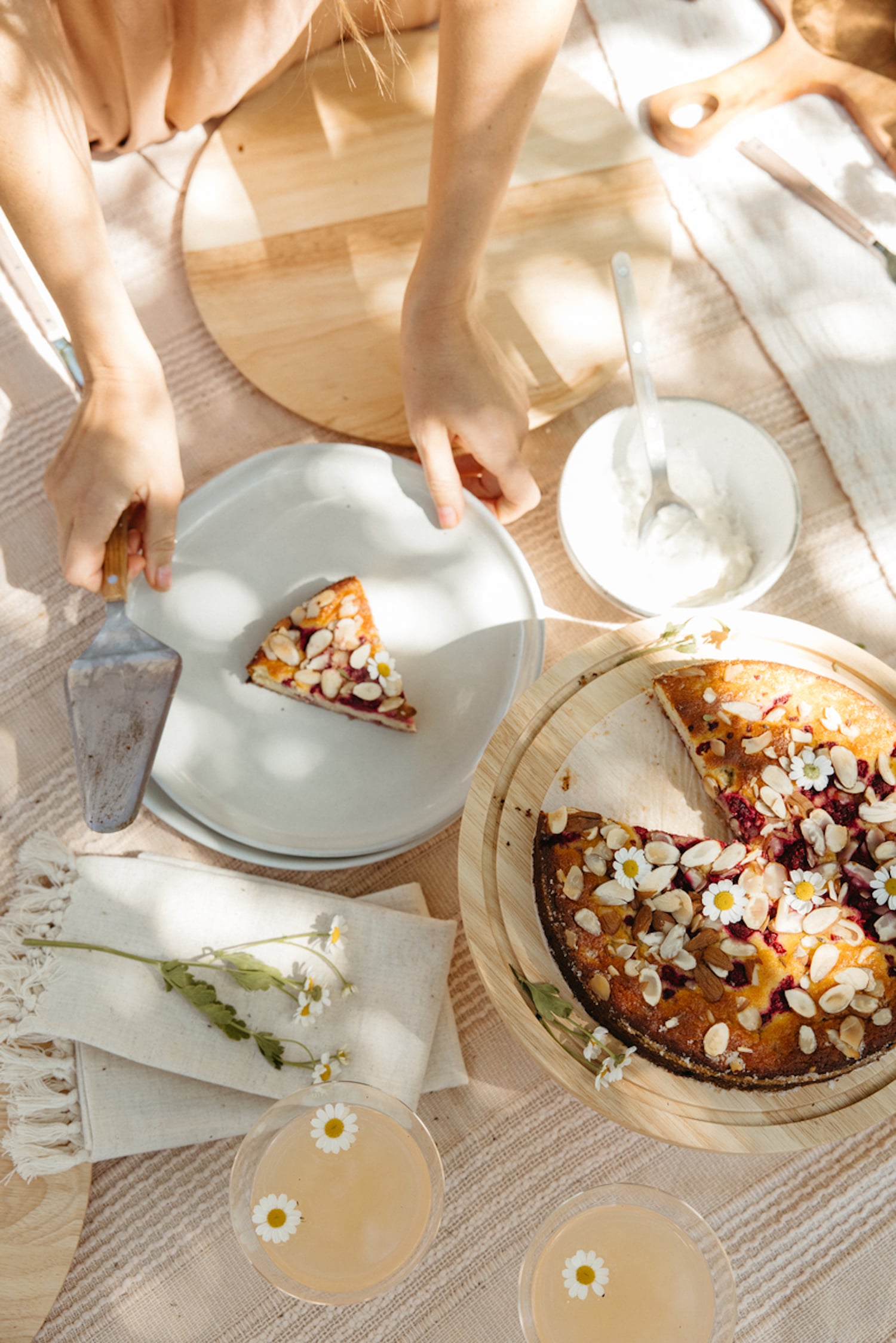 grain-free-lemon-raspberry-almond-cake - Camille Styles