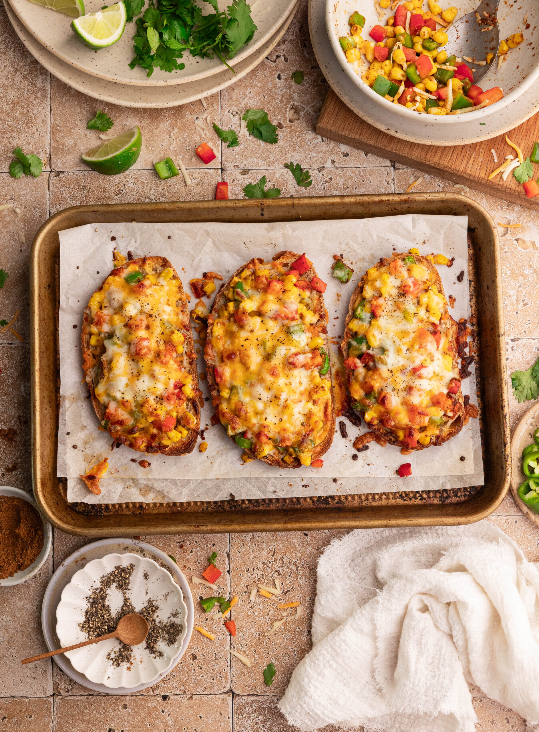 This Spicy Masala Corn Toast Is the Ultimate Summer Snack