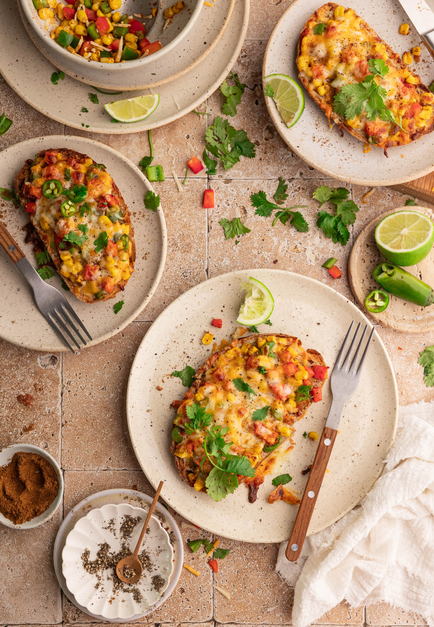 This Spicy Masala Corn Toast Is the Ultimate Summer Snack