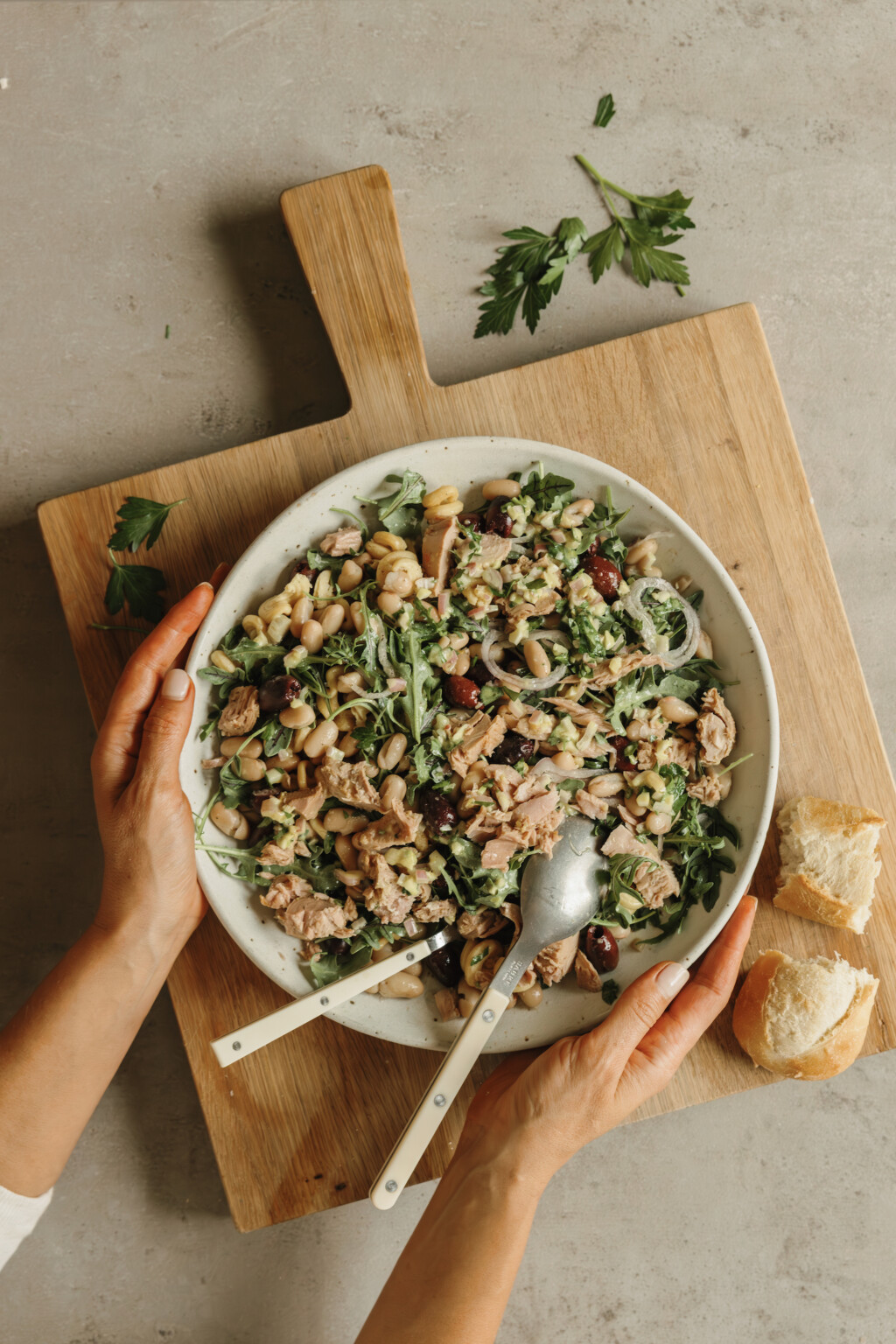 Mediterranean Tuna Salad with White Beans (Easy No-Cook)